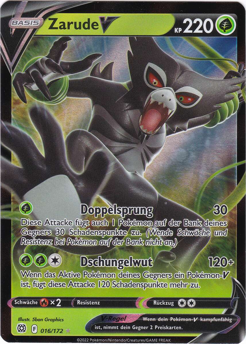 #893 — Zarude im Pokédex — Bisafans.de