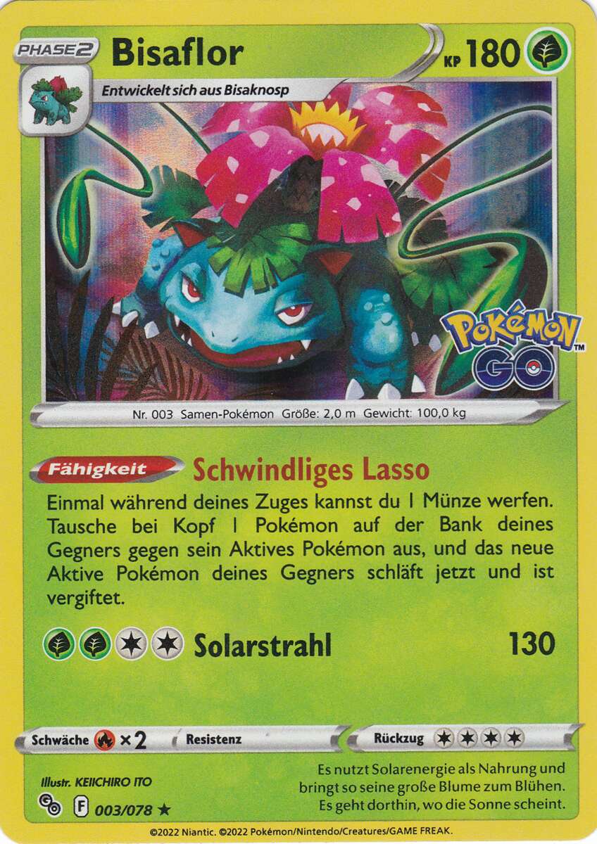 #003 — Bisaflor im Pokédex — Bisafans.de
