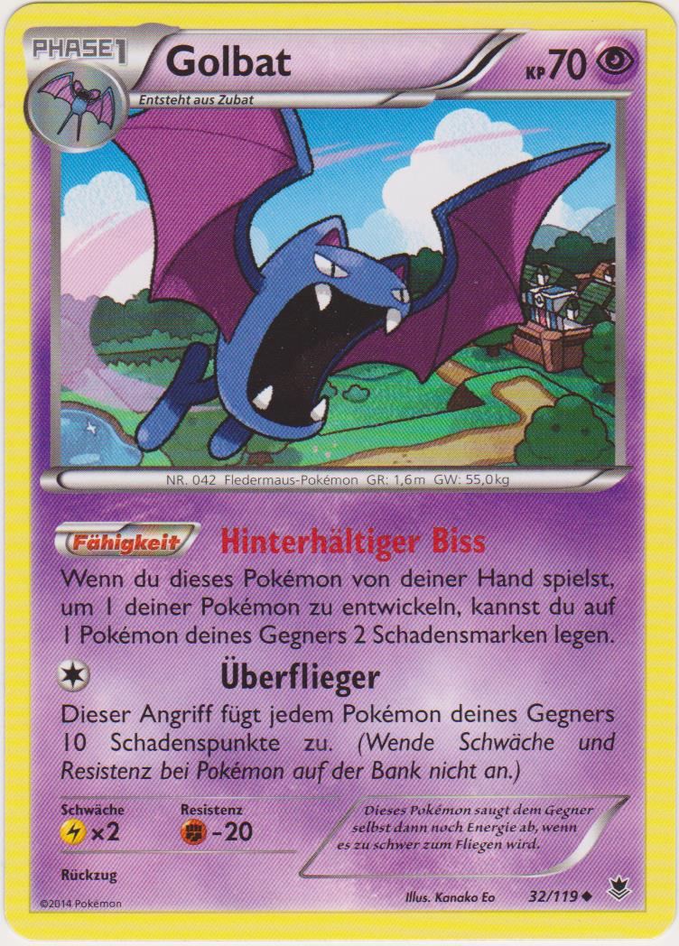 #042 — Golbat im Pokédex — Bisafans.de