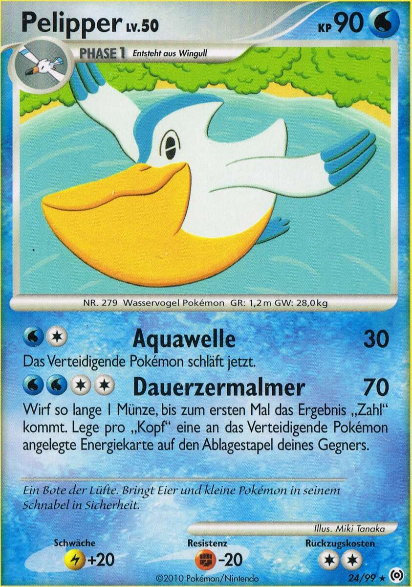 #279 — Pelipper im Pokédex — Bisafans.de