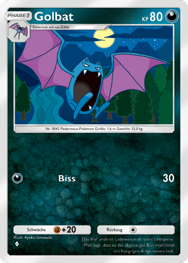 #042 — Golbat im Pokédex — Bisafans.de