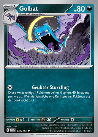 #042 — Golbat im Pokédex — Bisafans.de