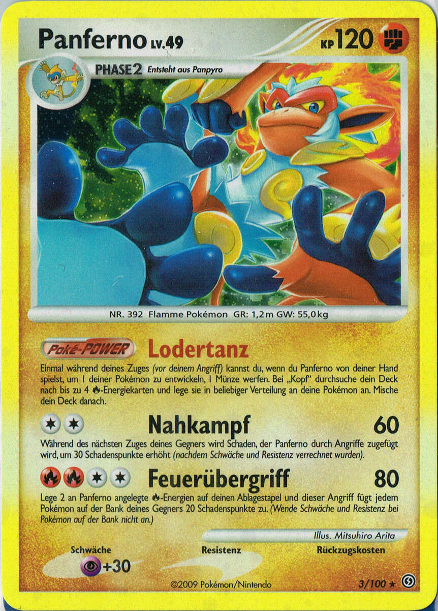 #392 — Panferno im Pokédex — Bisafans.de