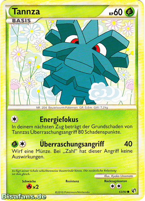 #204 — Tannza im Pokédex — Bisafans.de