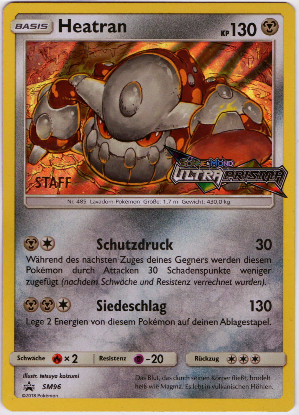 #485 — Heatran im Pokédex — Bisafans.de