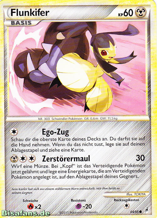 #303 — Flunkifer im Pokédex — Bisafans.de