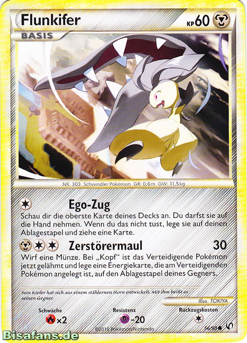 #303 — Flunkifer im Pokédex — Bisafans.de