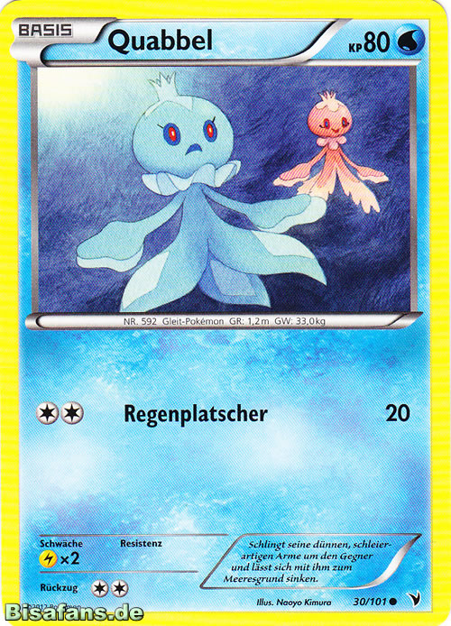 #592 — Quabbel im Pokédex — Bisafans.de
