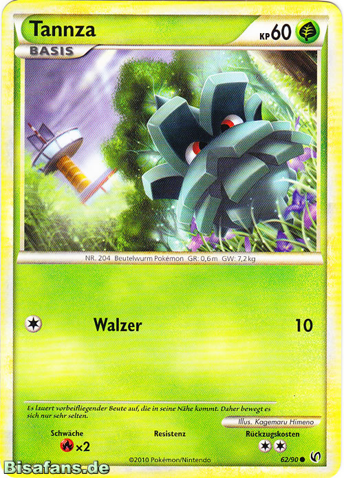 #204 — Tannza im Pokédex — Bisafans.de