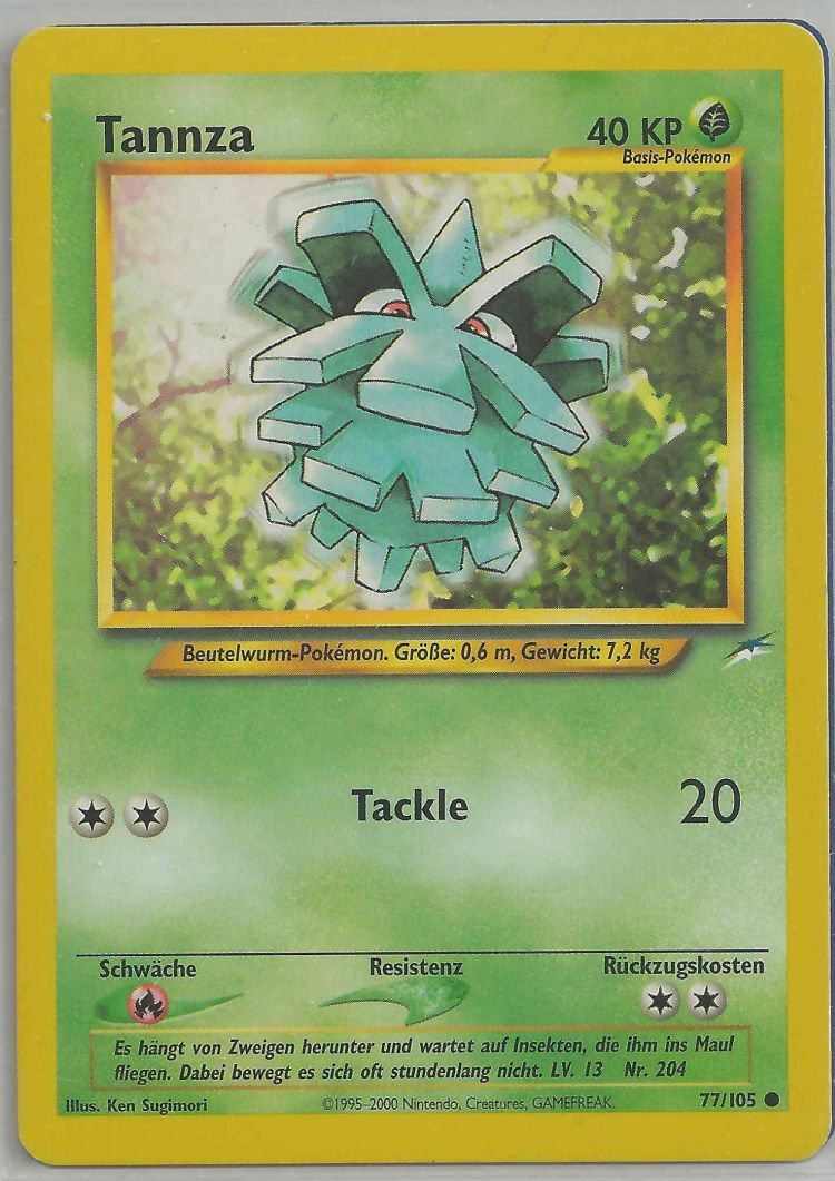 #204 — Tannza im Pokédex — Bisafans.de