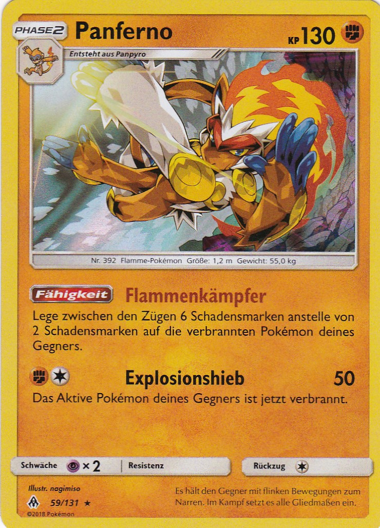 #392 — Panferno im Pokédex — Bisafans.de