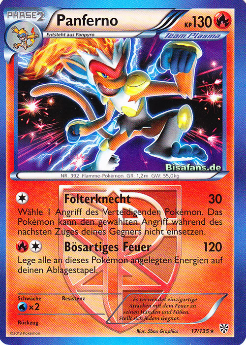 #392 — Panferno im Pokédex — Bisafans.de