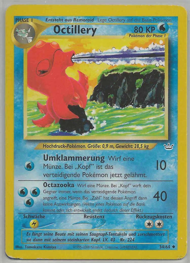 #224 Octillery — Pokédex — Bisafans.de