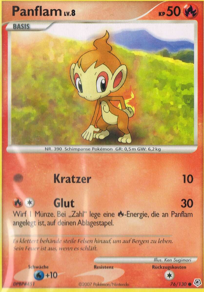 #390 — Panflam im Pokédex — Bisafans.de