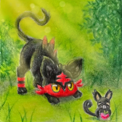 #725 — Flamiau im Pokédex — Bisafans.de