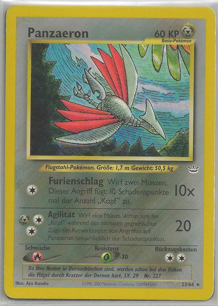 #227 — Panzaeron im Pokédex — Bisafans.de