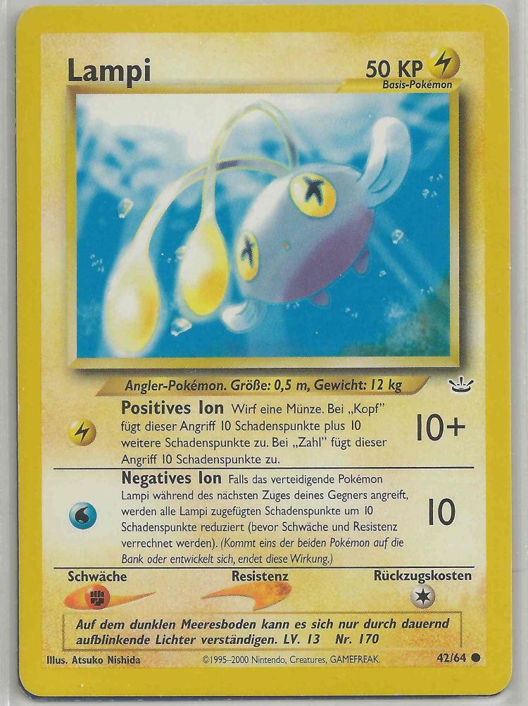 #170 — Lampi im Pokédex — Bisafans.de