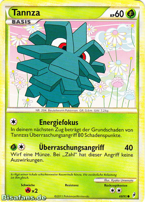 #204 — Tannza im Pokédex — Bisafans.de