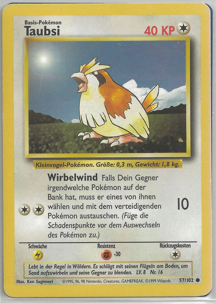 #016 — Taubsi im Pokédex — Bisafans.de