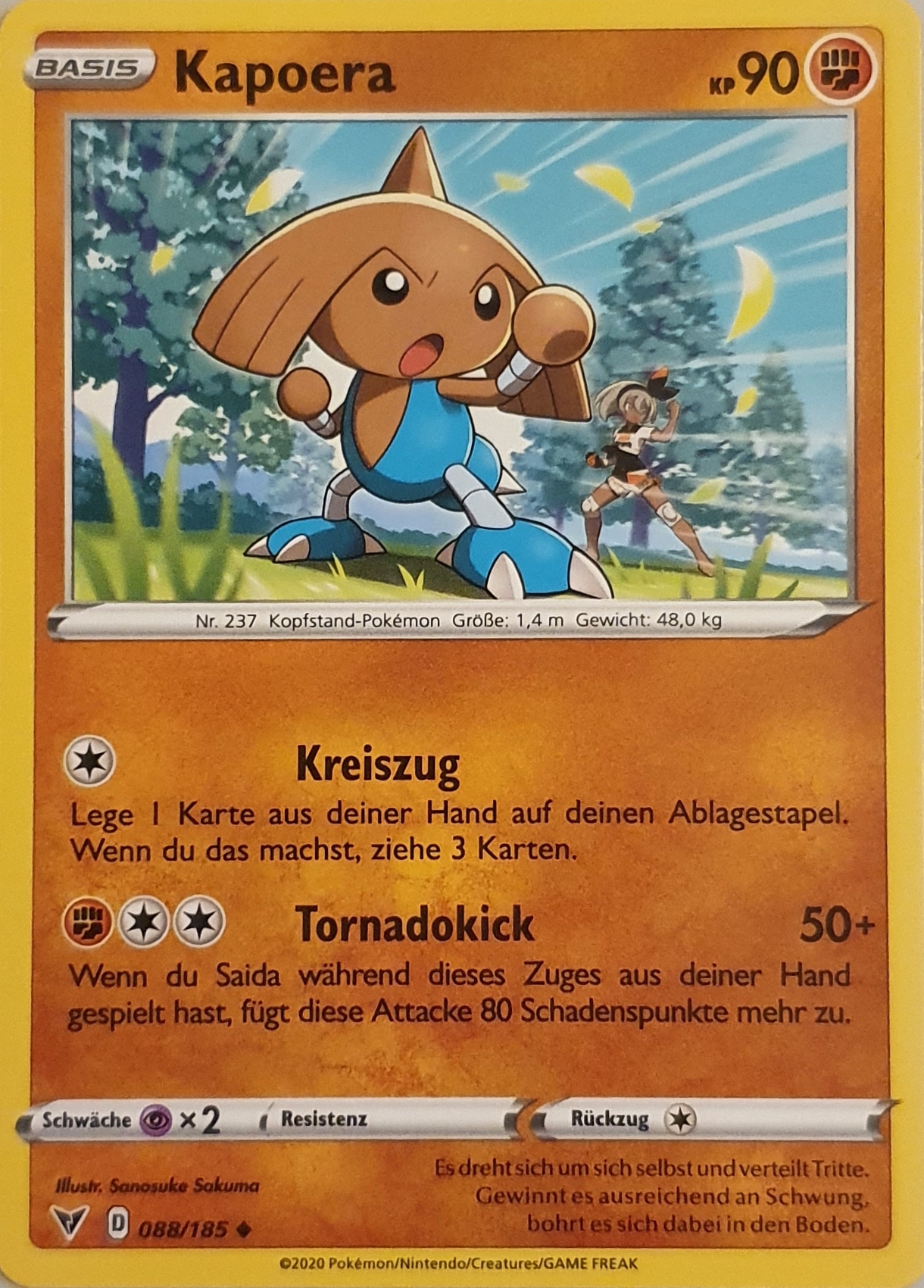 #237 — Kapoera im Pokédex — Bisafans.de
