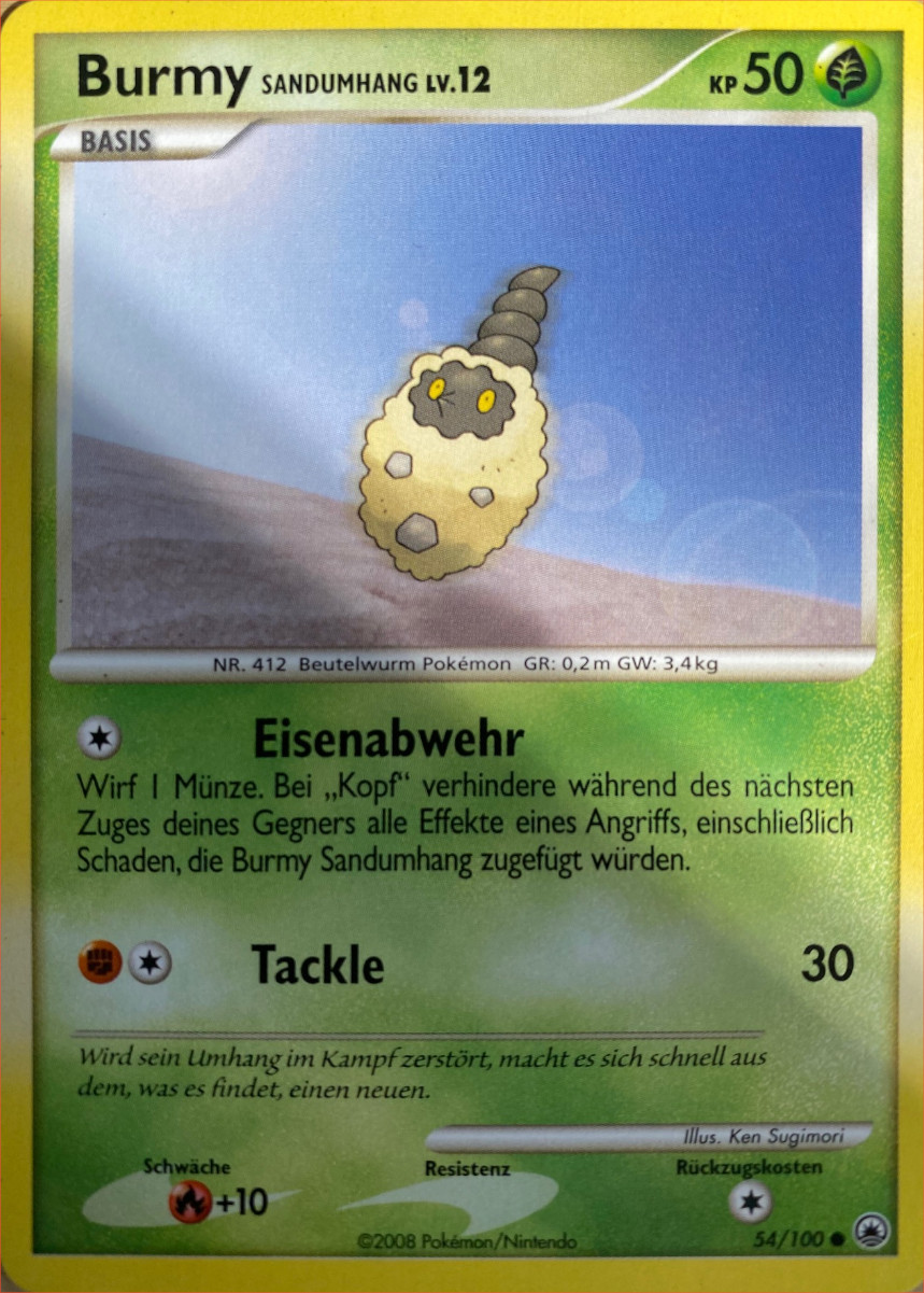 #412 — Burmy im Pokédex — Bisafans.de
