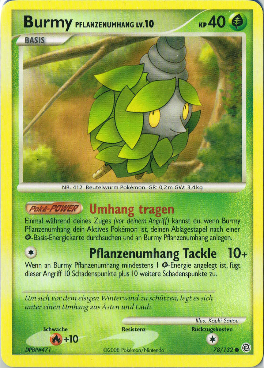 #412 — Burmy im Pokédex — Bisafans.de