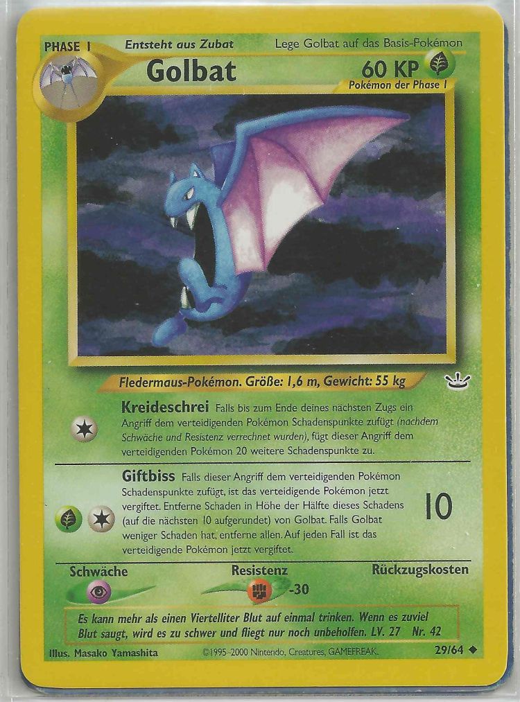#042 — Golbat im Pokédex — Bisafans.de