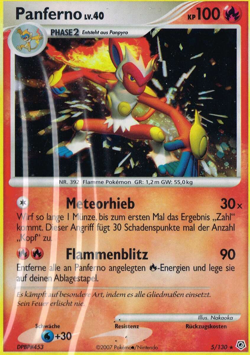 #392 — Panferno im Pokédex — Bisafans.de
