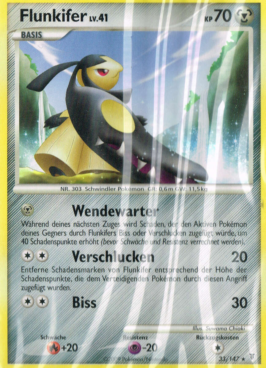 #303 — Flunkifer im Pokédex — Bisafans.de