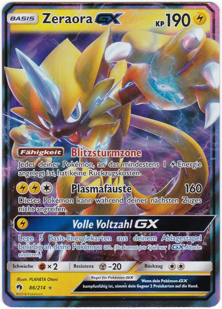 #807 — Zeraora im Pokédex — Bisafans.de