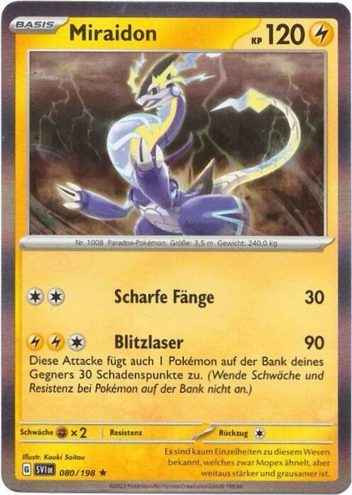 #1008 — Miraidon im Pokédex — Bisafans.de