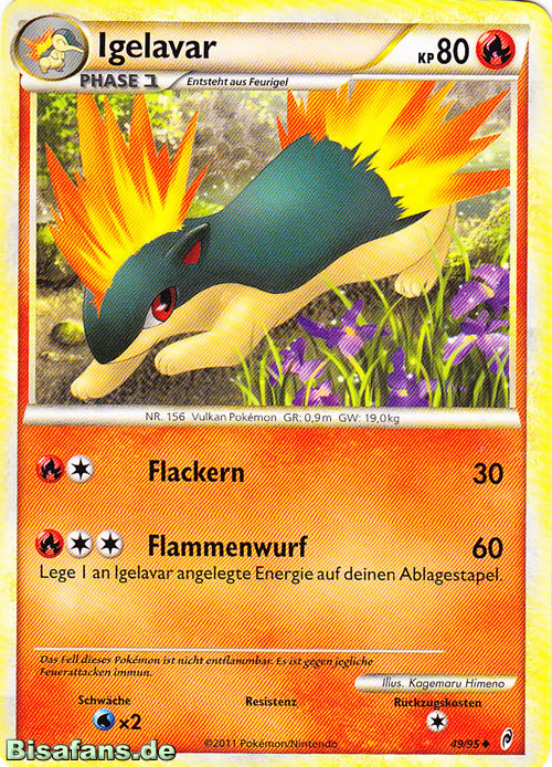 #156 — Igelavar im Pokédex — Bisafans.de