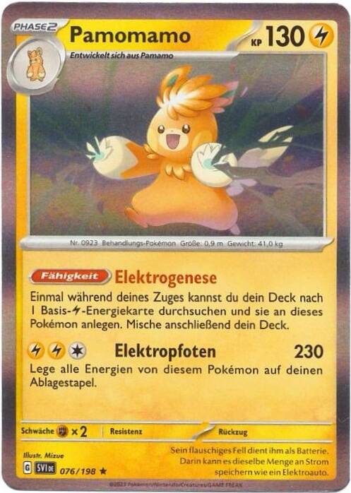 #923 — Pamomamo im Pokédex — Bisafans.de