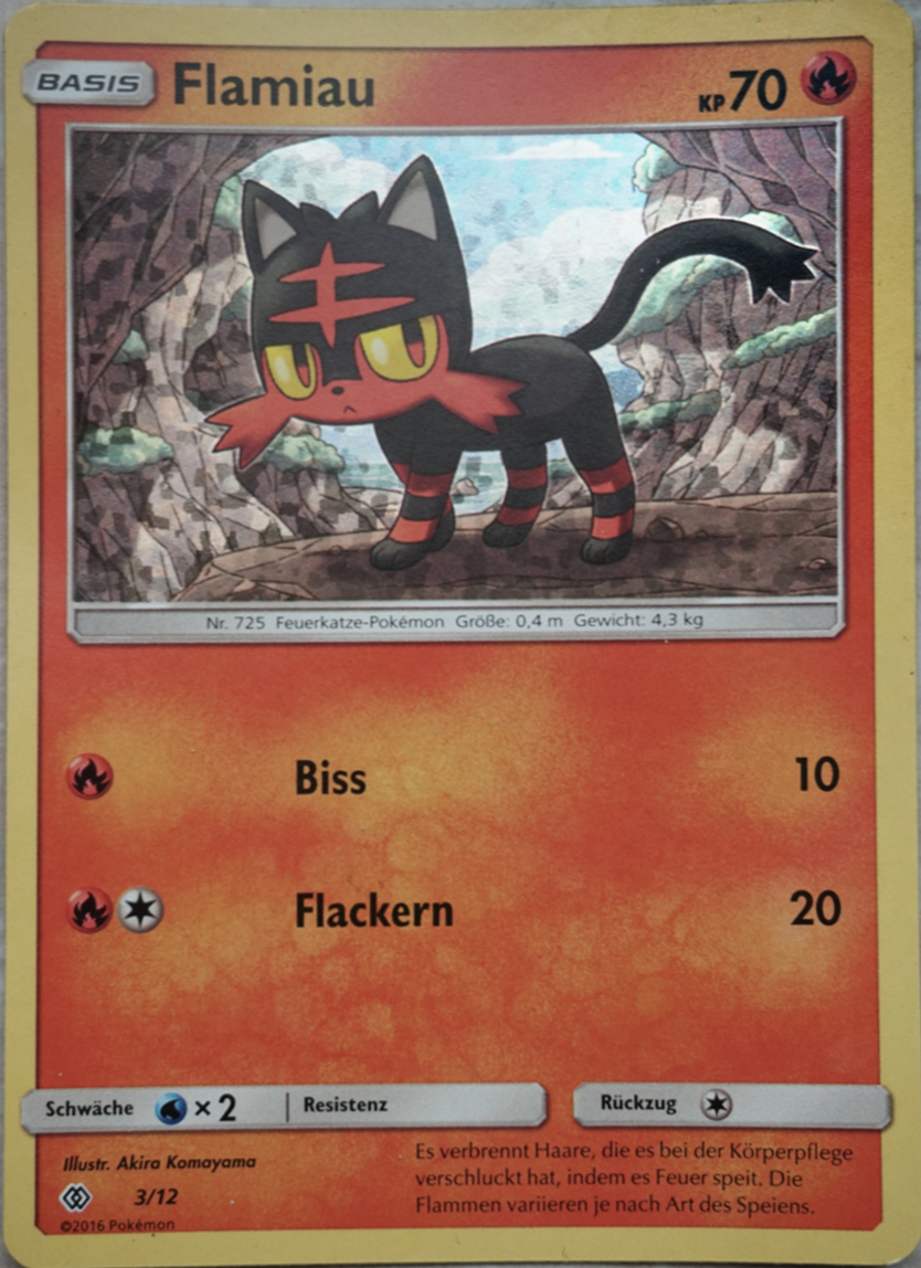 #725 — Flamiau im Pokédex — Bisafans.de