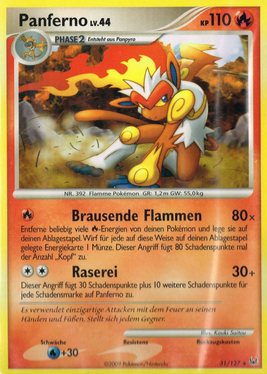 #392 — Panferno im Pokédex — Bisafans.de