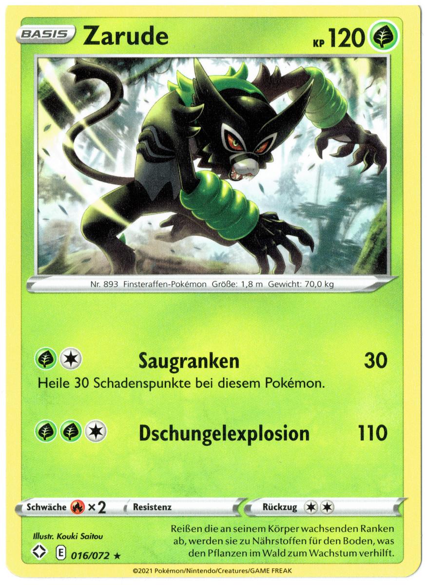 #893 — Zarude im Pokédex — Bisafans.de