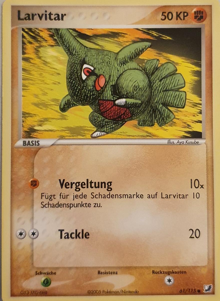 #246 — Larvitar im Pokédex — Bisafans.de
