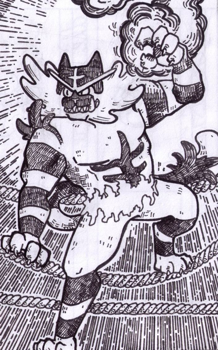 #727 — Fuegro im Pokédex — Bisafans.de