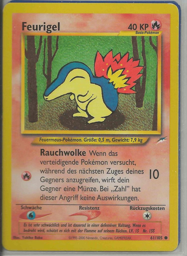 #155 — Feurigel im Pokédex — Bisafans.de