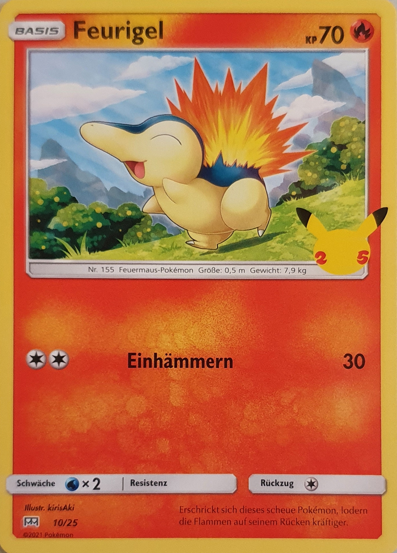 #155 — Feurigel im Pokédex — Bisafans.de